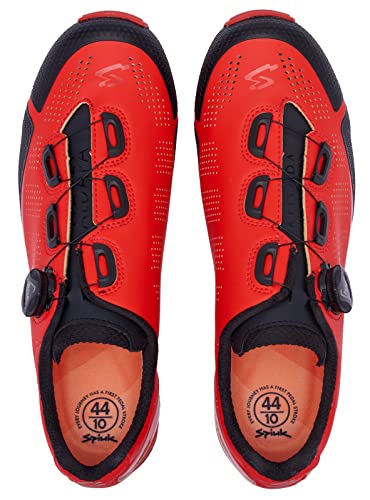 Spiuk Sportline Men's Modern ALDAPA MTB Shoe, Matte Red, men11 d(m) us=45eu