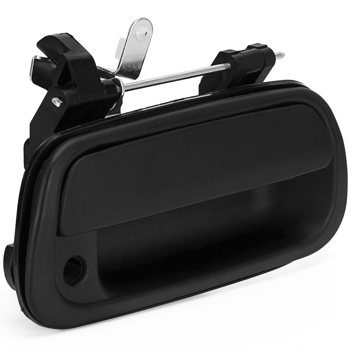 YITAMOTOR Tailgate Handle Compatible for Tundra, Black Textured Liftgate Latch Handle with Keyhole for Tundra