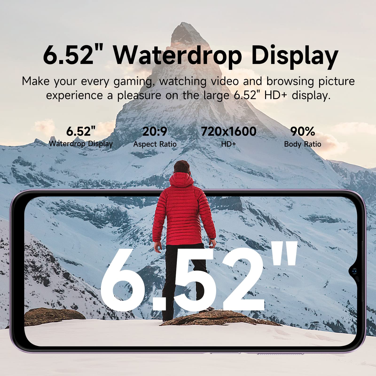 Ulefone Note 14 Pro (4+64GB) Phones Unlocked, Android 12 OS, 6.52” Screen Unlocked Cell Phone, 4500mAh Battery, 13MP+5MP Camera, 4G Dual SIM 3-Card Slots, OTG GPS Mobile Phone- Green