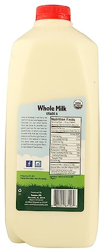 WORKING COWS DAIRY Organic Cream on Top Whole Milk, 64 FZ