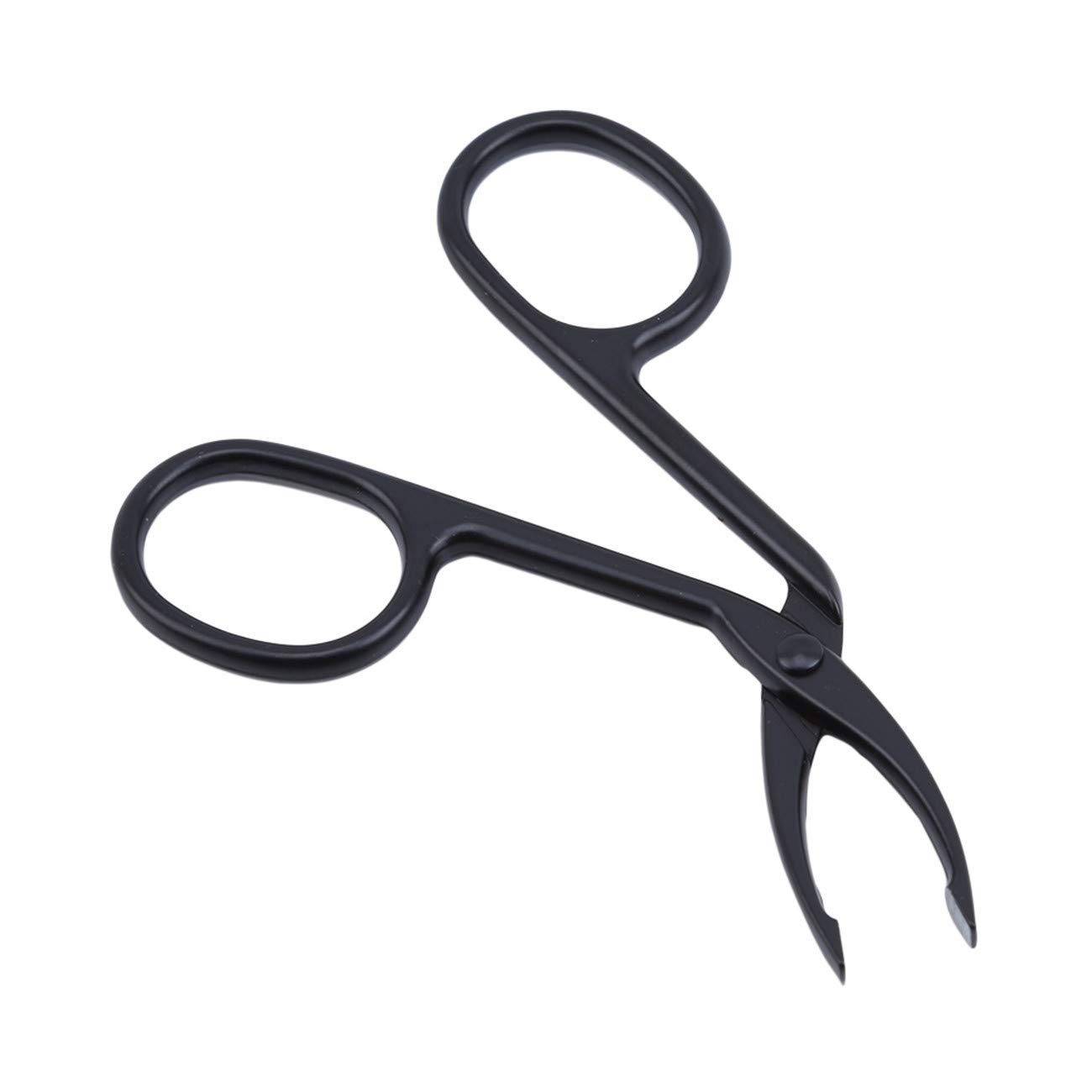 ZALING Stainless Steel Eyebrow Tweezer Facial Hair Scissor