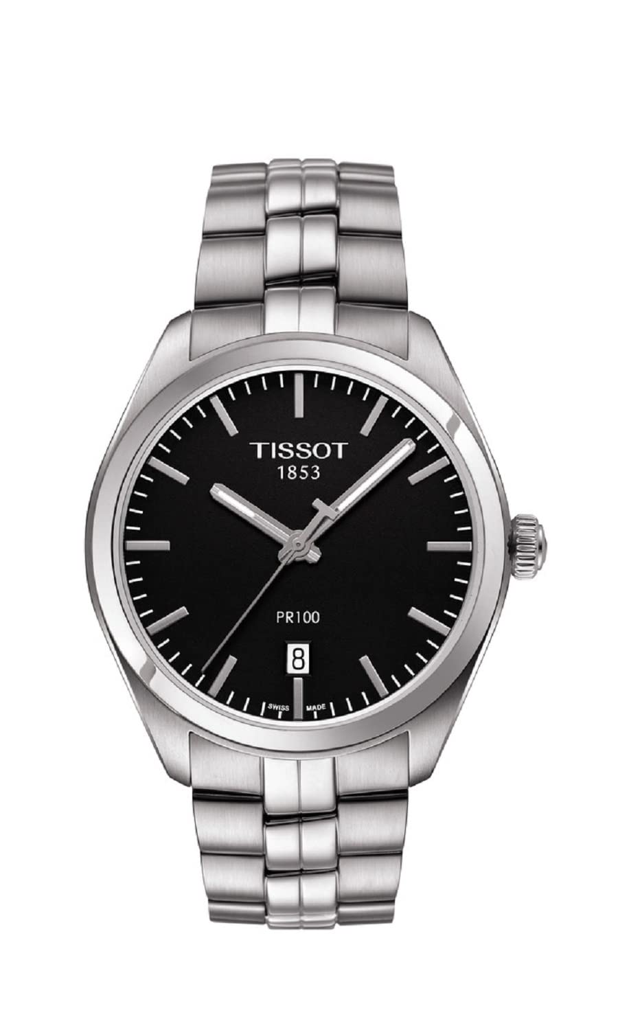 Tissot Men's T1014101105100 PR 100 Analog Display Swiss Quartz Silver Watch