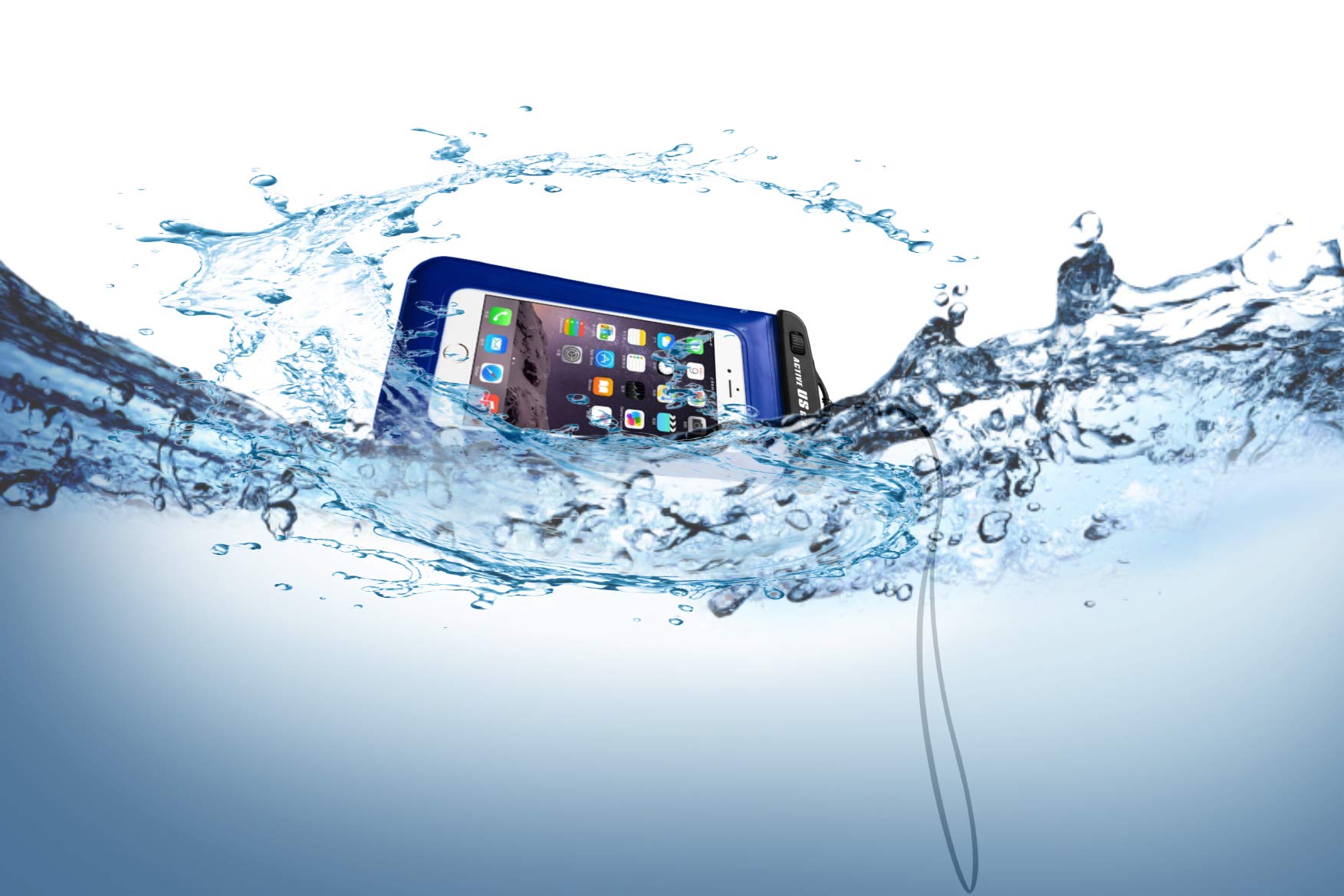 Waterproof Pouch with Waist Strap, Screen Touchable Dry Bag and Floating Phone Case for iPhone 11 Pro Max/XS Max/XR/X Galaxy S10/S9 Note 10/9 Google Pixel Up To 6.5" for Boating Fishing Kayaking Beach