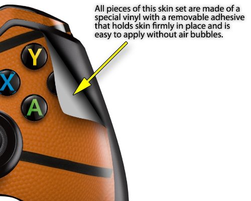 WraptorSkinz Decal Style Vinyl Skin Wrap compatible with XBOX One Original Wireless Controller Basketball - (CONTROLLER NOT INCLUDED)