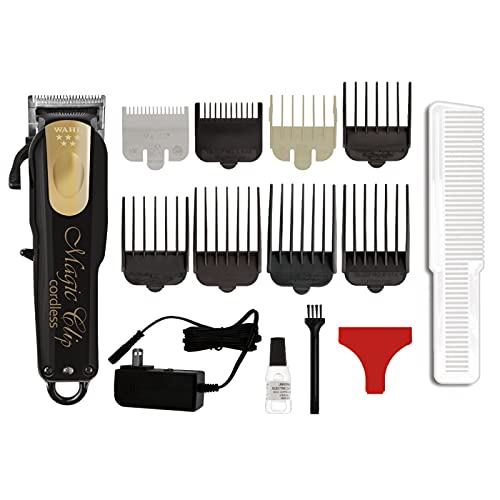 Wahl Professional 5 Star Limited Edition Gold Cordless Magic Clip #8148, Black, 1 Count