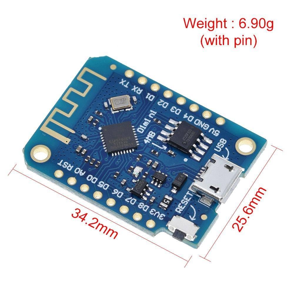 Wemos D1 Mini V3.0.0 WiFi Internet of Things Development Board Based ESP8266 CH340 CH340G 4MB for Arduino Nodemcu V2 MicroPython