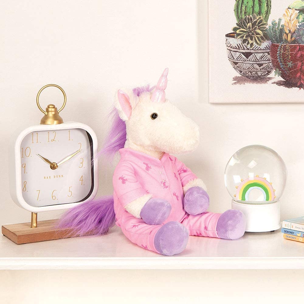 Vermont Teddy Bear Stuffed Unicorn - Unicorn Stuffed Animal, PJ Pals, 13 inch