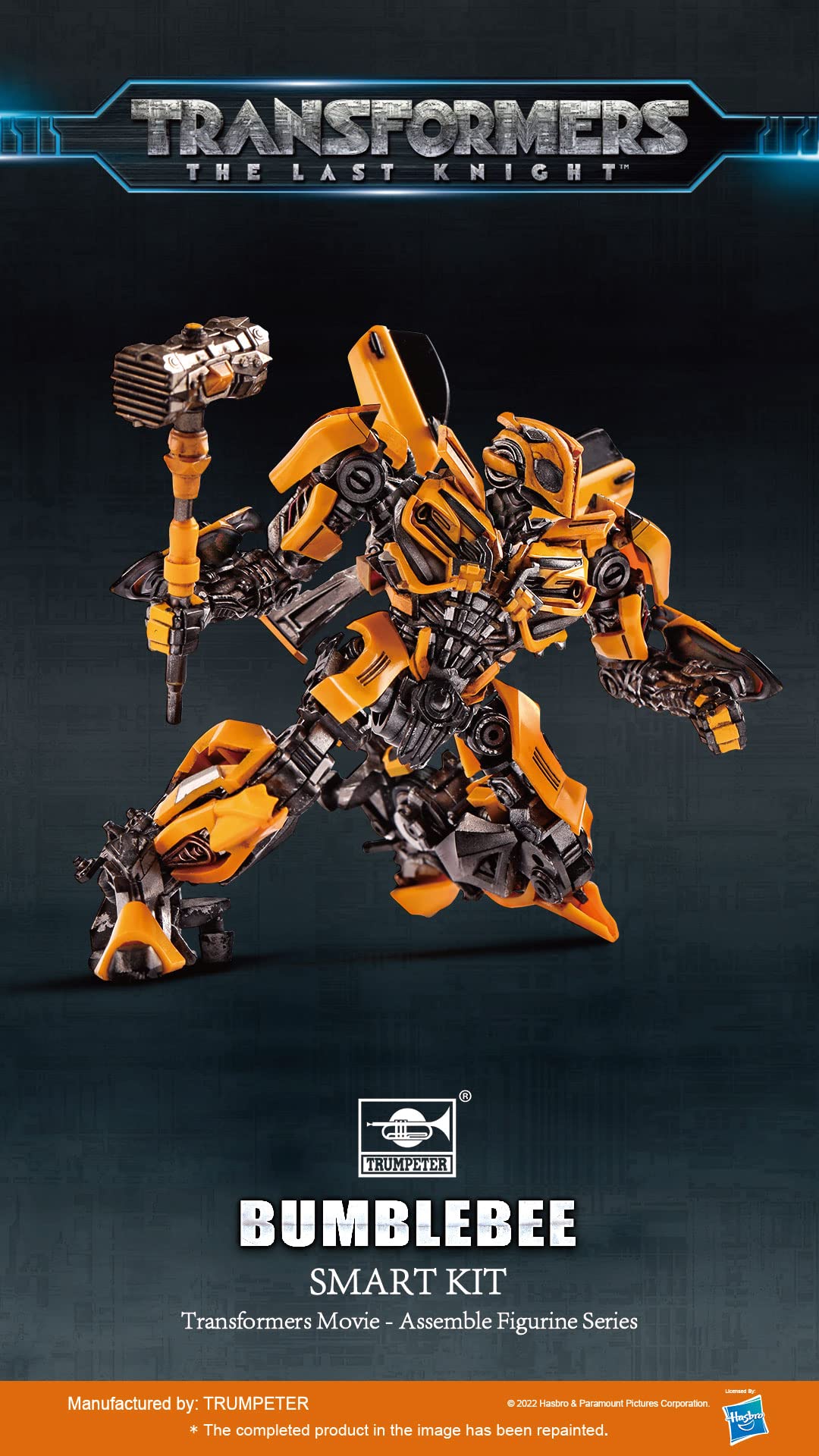 Transformers Bumblebee Camaro Figure Model Kit – Easy to Assemble 3D Articulated Action Pre Painted Collectible Series Toys Hobby 08105