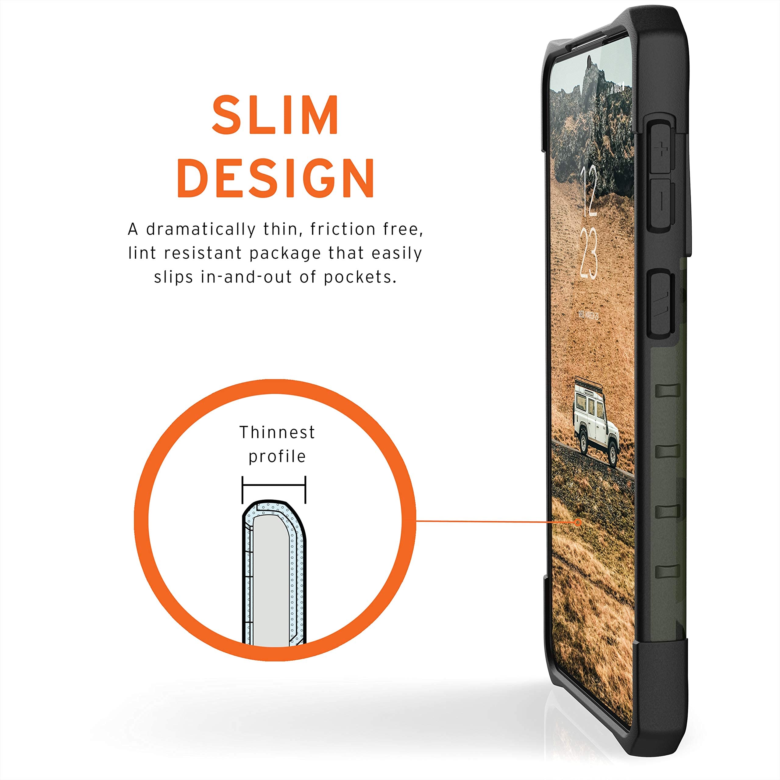 URBAN ARMOR GEAR UAG Designed for Samsung Galaxy S21 Plus Case Camo Forest Rugged Lightweight Slim Shockproof Pathfinder SE Protective Cover, [6.7 inch Screen]