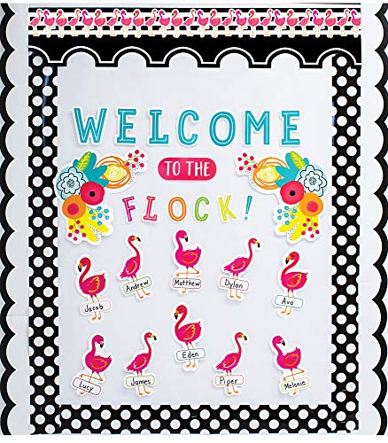 Schoolgirl Style - Simply Stylish Tropical | Welcome to the Flock Bulletin Board Set, 54 Pieces