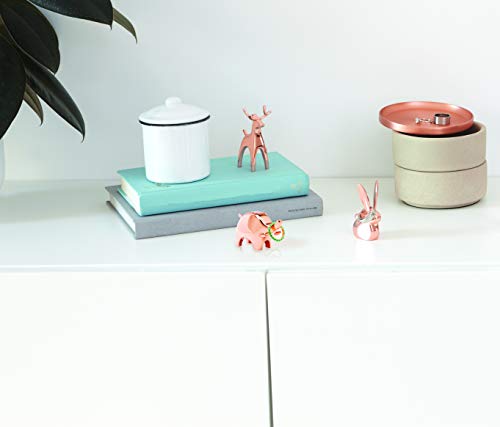 Umbra Anigram Animal Ring Holder for Jewelry (3-Pack containing Bunny, Reindeer and Elephant), Copper, 3 PACK