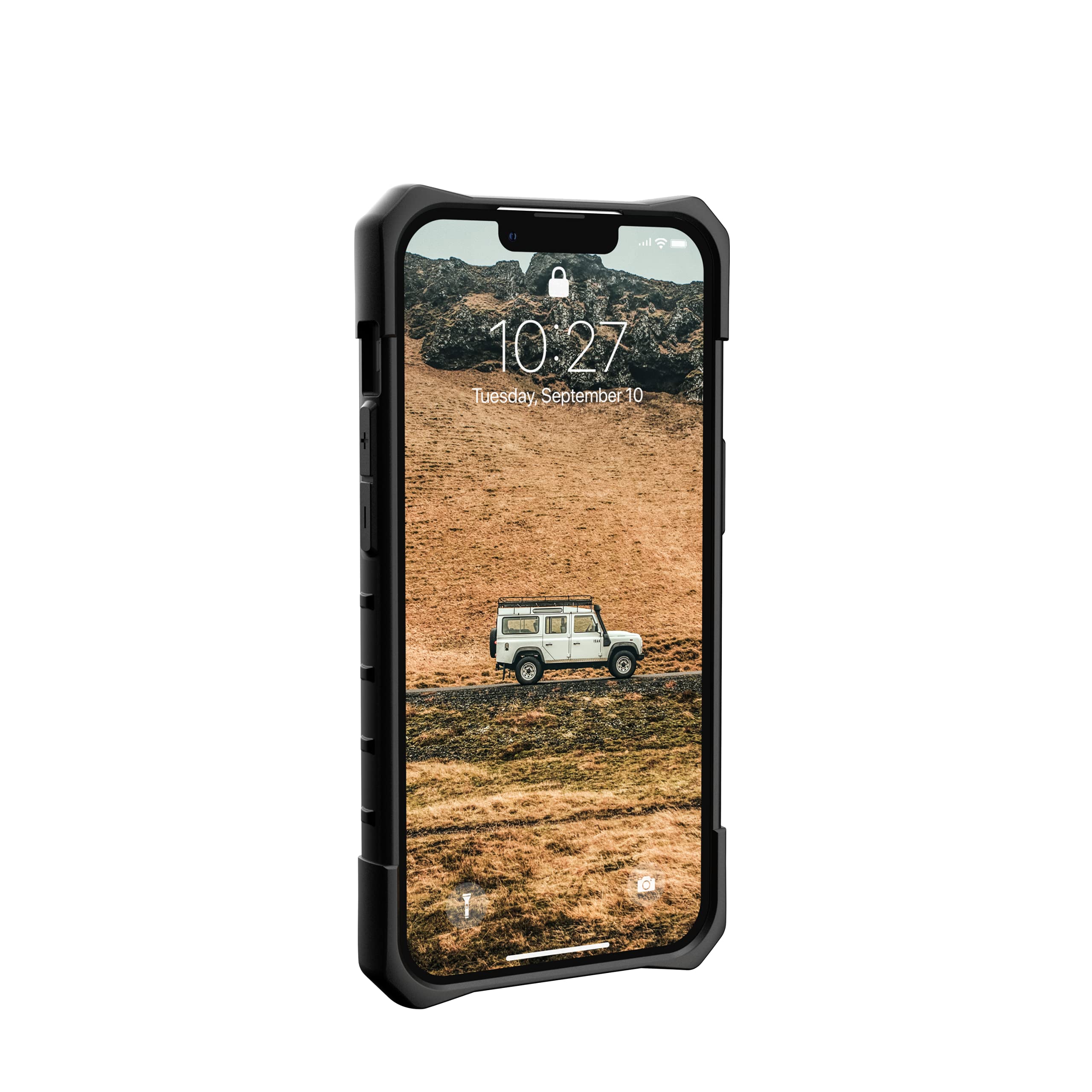 URBAN ARMOR GEAR UAG Designed for iPhone 13 Pro Case Black Rugged Lightweight Slim Shockproof Pathfinder Protective Cover, [6.1 inch Screen]