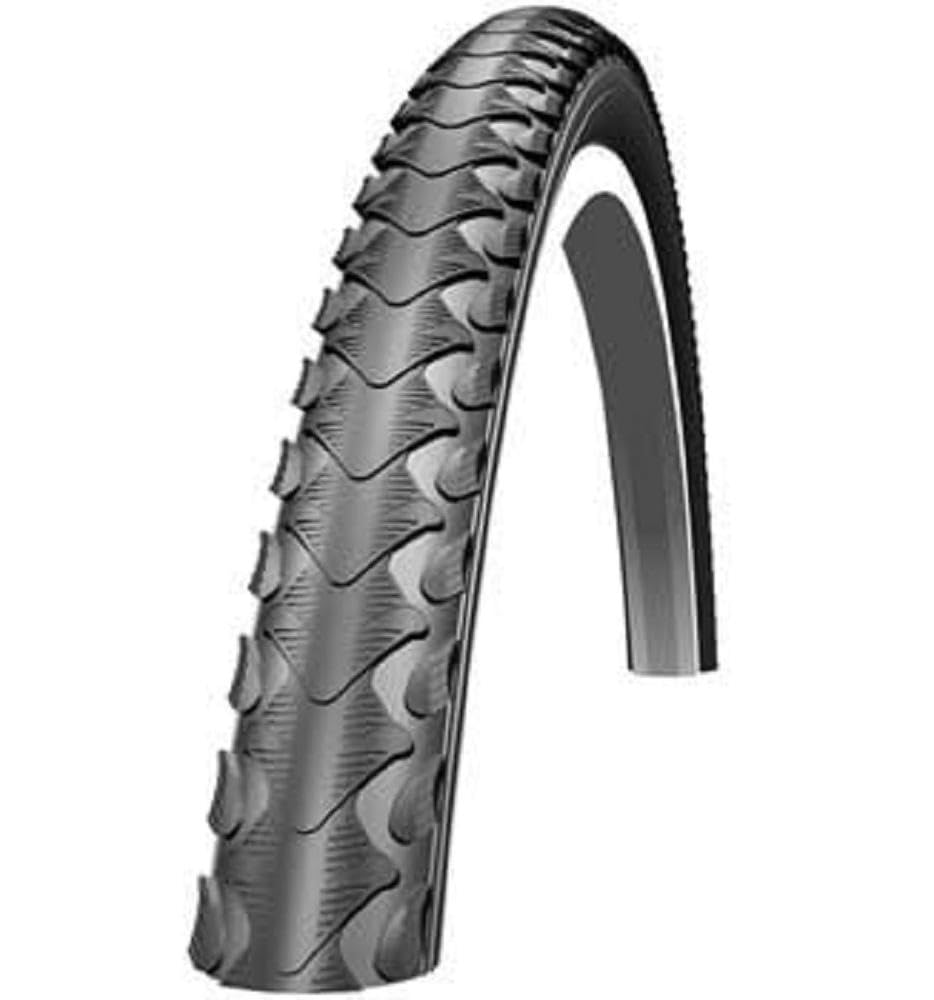 SCHWALBE Silento II HS 328A Hybrid/City Bike Tire (26x1.75, Wire Beaded, Black)