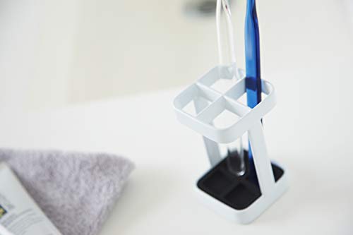 Yamazaki Home Tower Slim Toothbrush Stand β Bathroom Holder Organizer