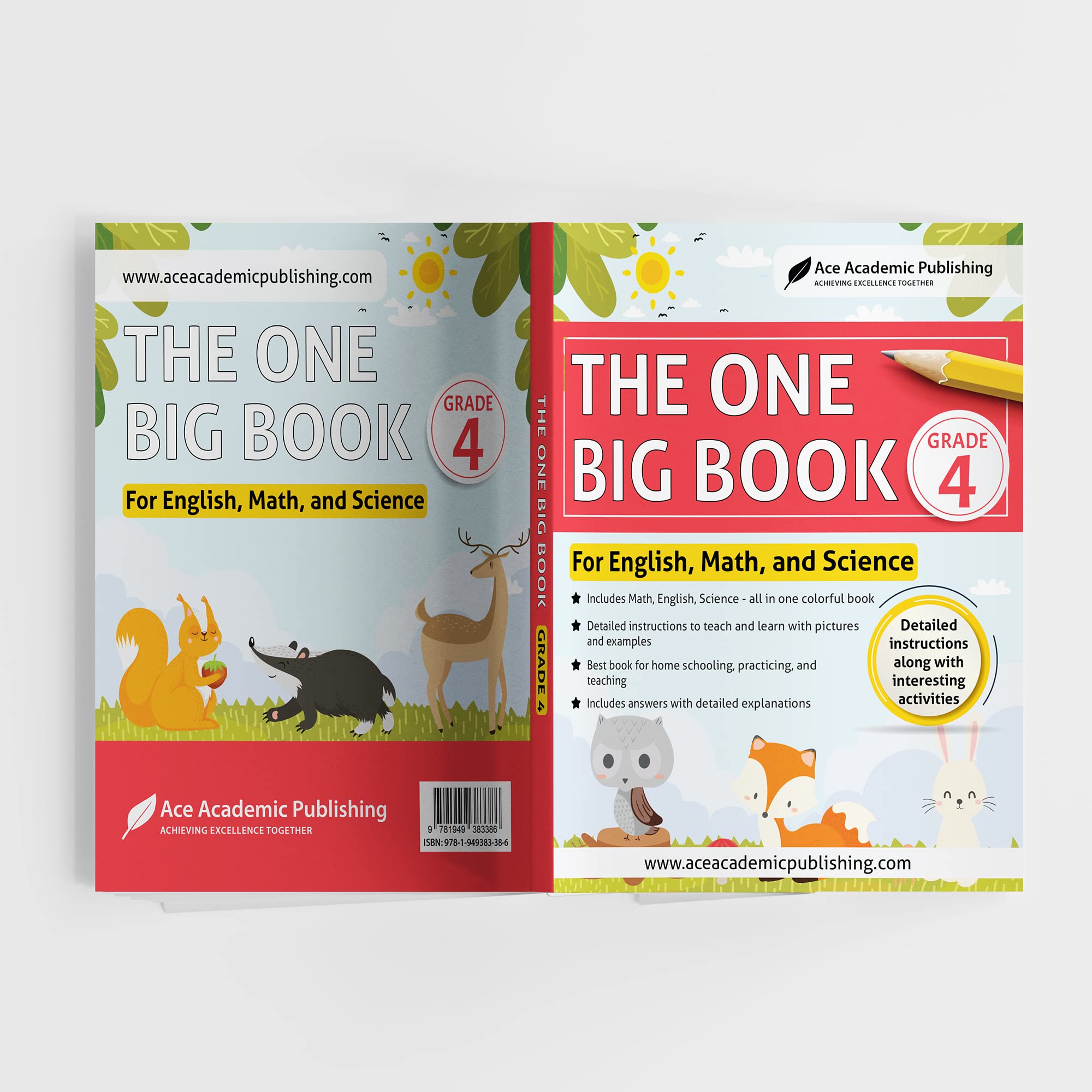 The One Big Book - Grade 4: For English, Math and Science