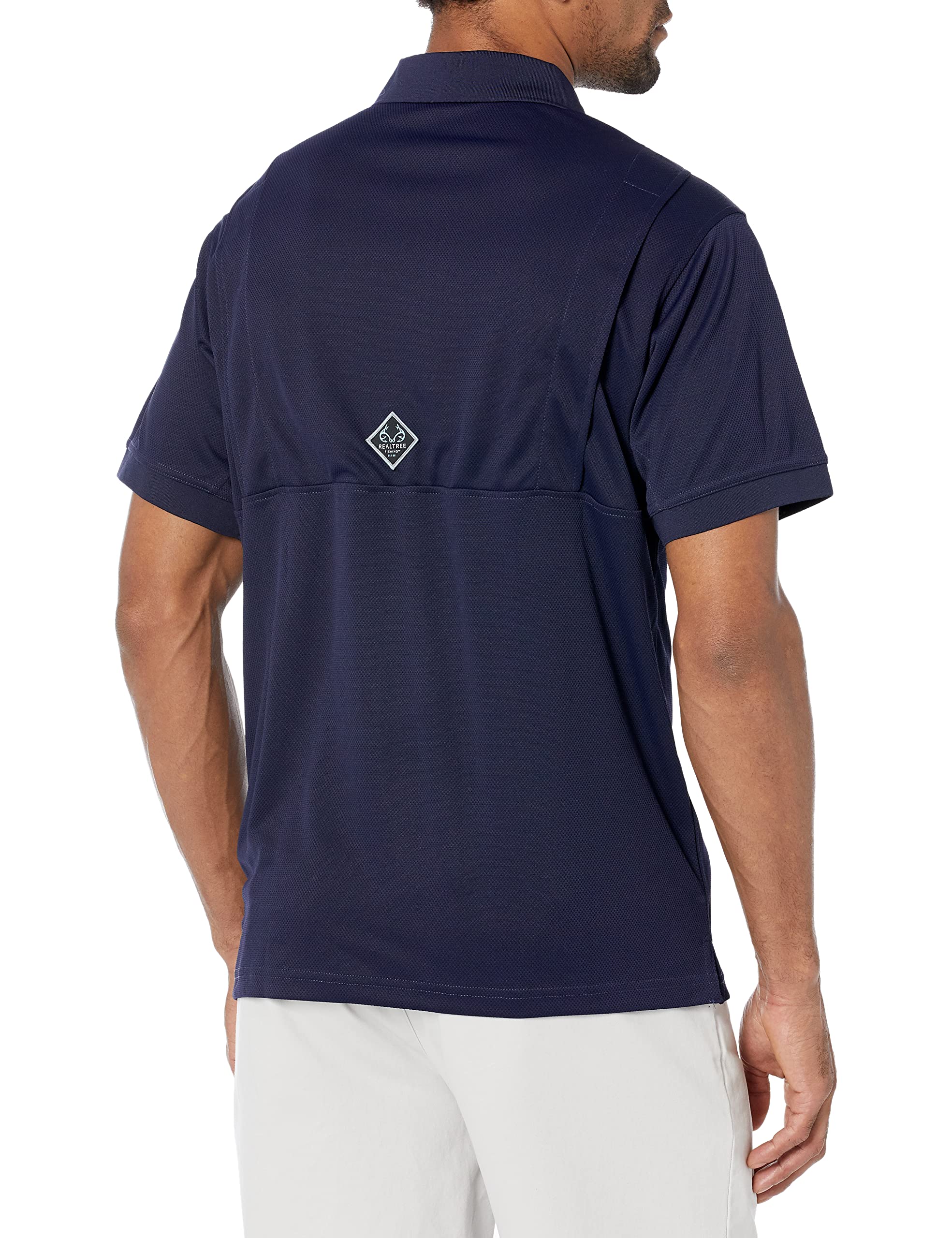 Staghorn Realtree Ss Fishing Polo, Evening Blue, XL