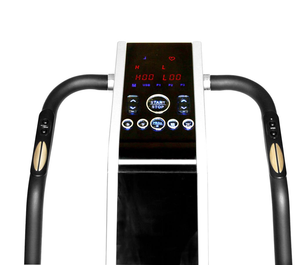Whole Body Vibration Machine - Dual Motor by SDI : Commercial (2HP, 440 lbs), Dual Motor, Large Vibrating Platform, USB Programmable