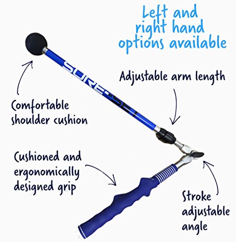 Sure-Set Golf Swing Trainer Aid (Right-Handed)– Adjustable, Portable Golf Training Aid to Improve Hinge, Forearm Rotation, Shoulder Turn – Lightweight, Durable Golf Trainer with Ergonomic Grip