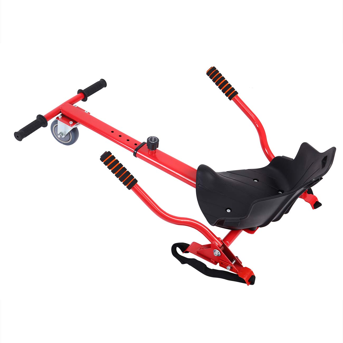 Yunge Red Adjustable Balance Car Two-Wheeled Bracket, for Adjustable All Heights All Ages Self Balancing Scooter, Compatible with All Hoverboards Transform Scooter Into Hoverkart Go-Kart