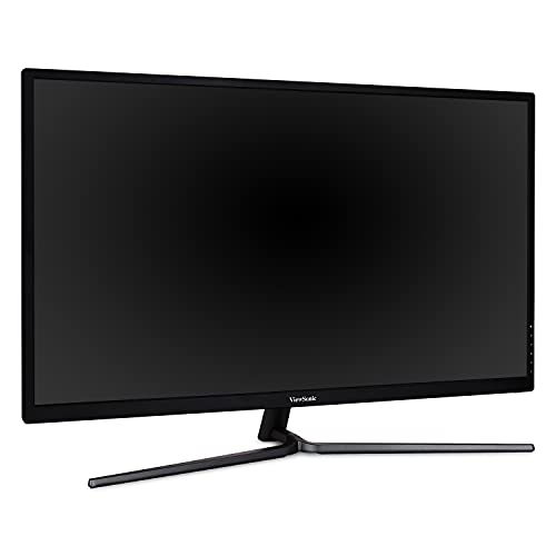 ViewSonic VX3211-2K-MHD 32 Inch IPS WQHD 1440p Monitor with 99% sRGB Color Coverage HDMI VGA and DisplayPort, Black