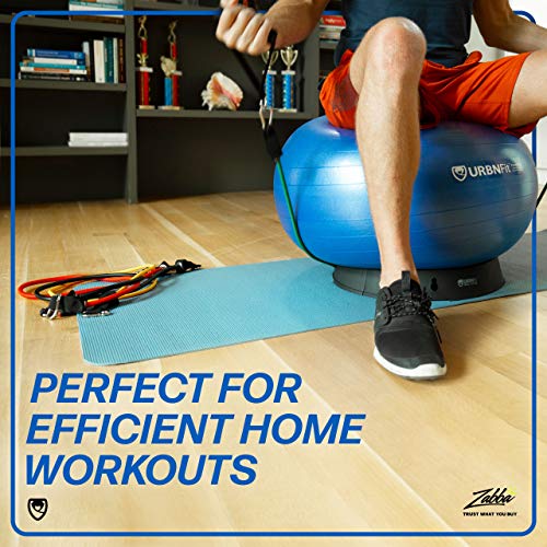 URBNFit Exercise Ball Chair Stand - 4-Piece Base for Yoga, Swiss, Stability and Office Balance Balls - Use for Sitting, Pregnancy Exercises or Gym Workout Routine
