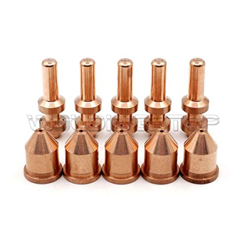 WeldingStop Plasma Cutter XT60 Torch Electrode 256026 Tip 249929 60A (PK-10 NOT Miller Original Consumables)