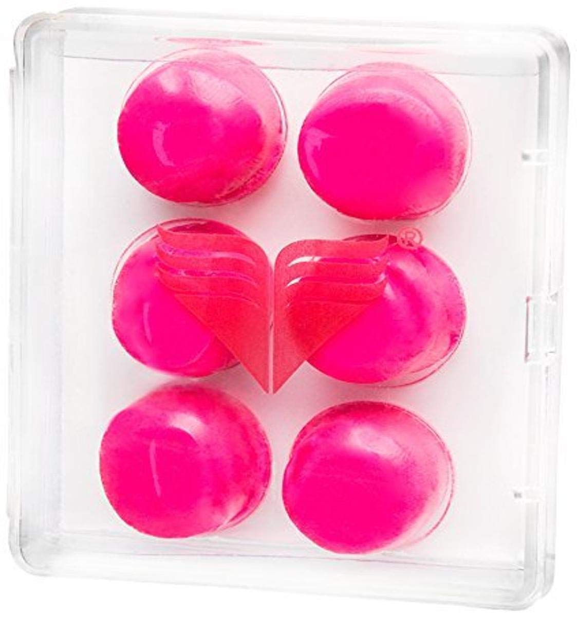 TYR Youth Multi Colored Silicone Ear Plugs, Fluorescent Pink