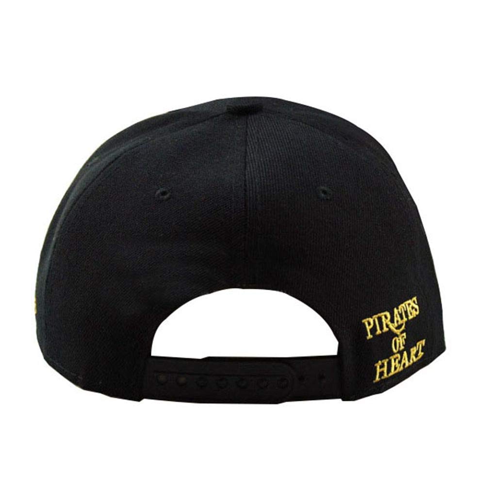 Unisex Hot Japan Anime Law Flatbrim Cap Cotton Baseball Cap Snapback (Black 1, Free Size)