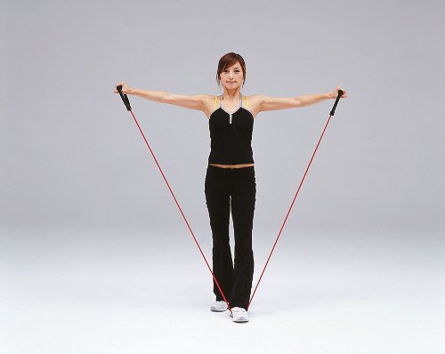 TOEI Light H-7417R Exercise Tube, Red, 0.3 inches (8.5 mm), Length 5.7 inches (145 cm), Thickness 0.3 inches (8.5 mm)