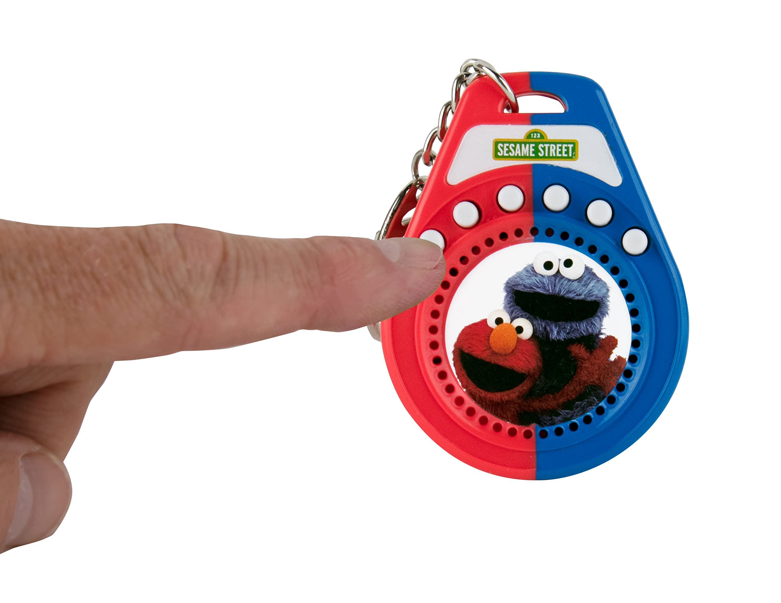 World's Coolest Sesame Street Talking Keychain, Multi, Miniature