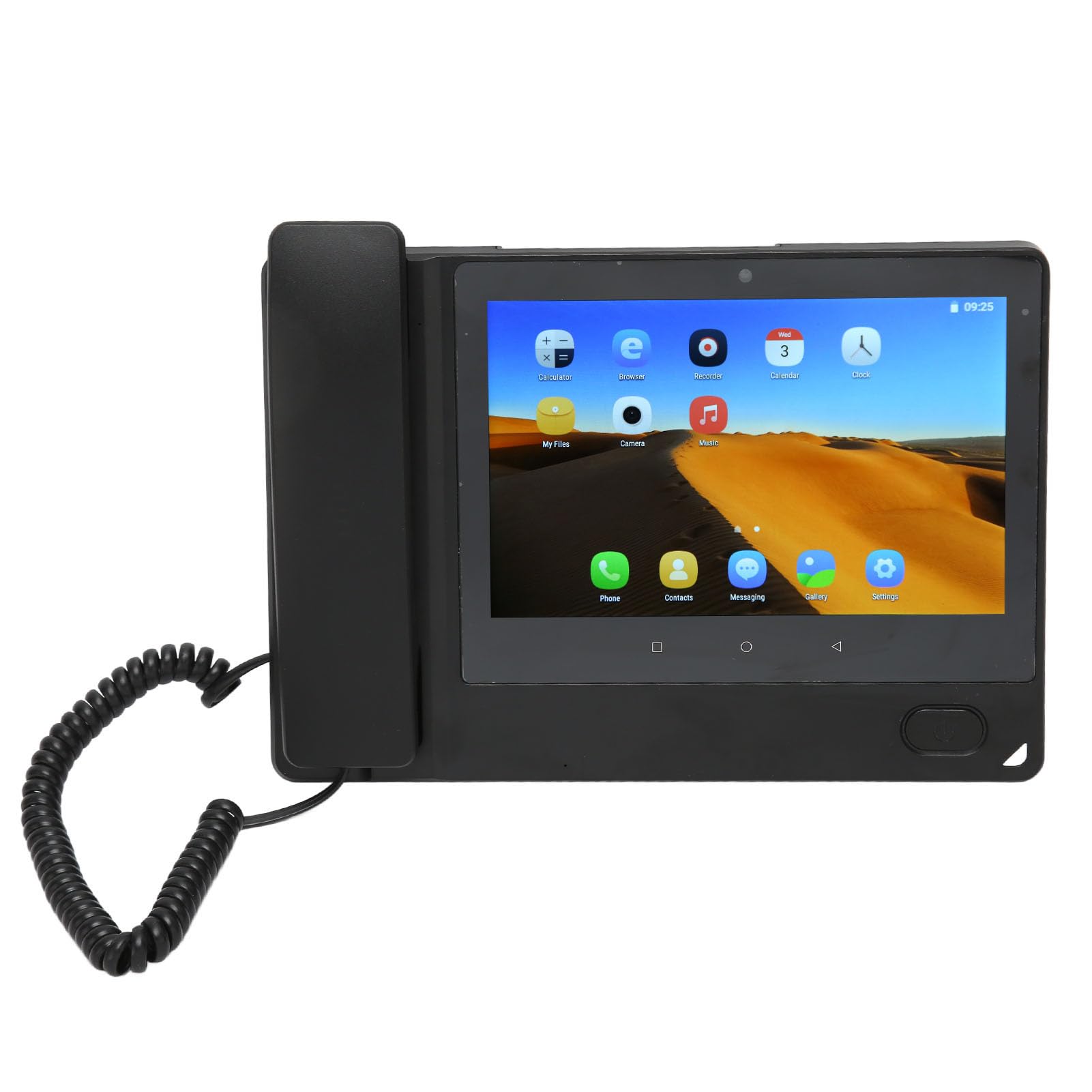 Video Phone for Android, 8 Inch 1280x800 Touch Screen Video Call Telephone, 8MP Camera 2GB+16GB Support WiFi BT Desk Home Elderly Landline Phone with SIM Card Slot