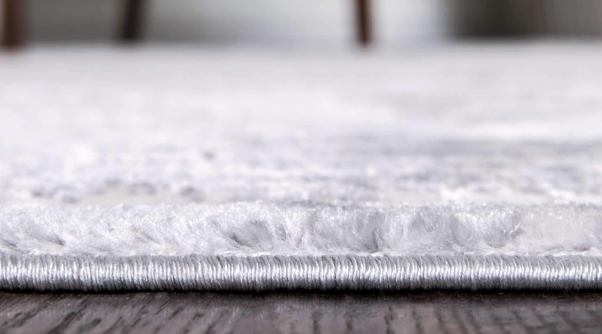 Unique Loom Aberdeen Collection Area Rug - Derbyshire (5' 1" x 8' Rectangle, Gray/ Navy Blue)