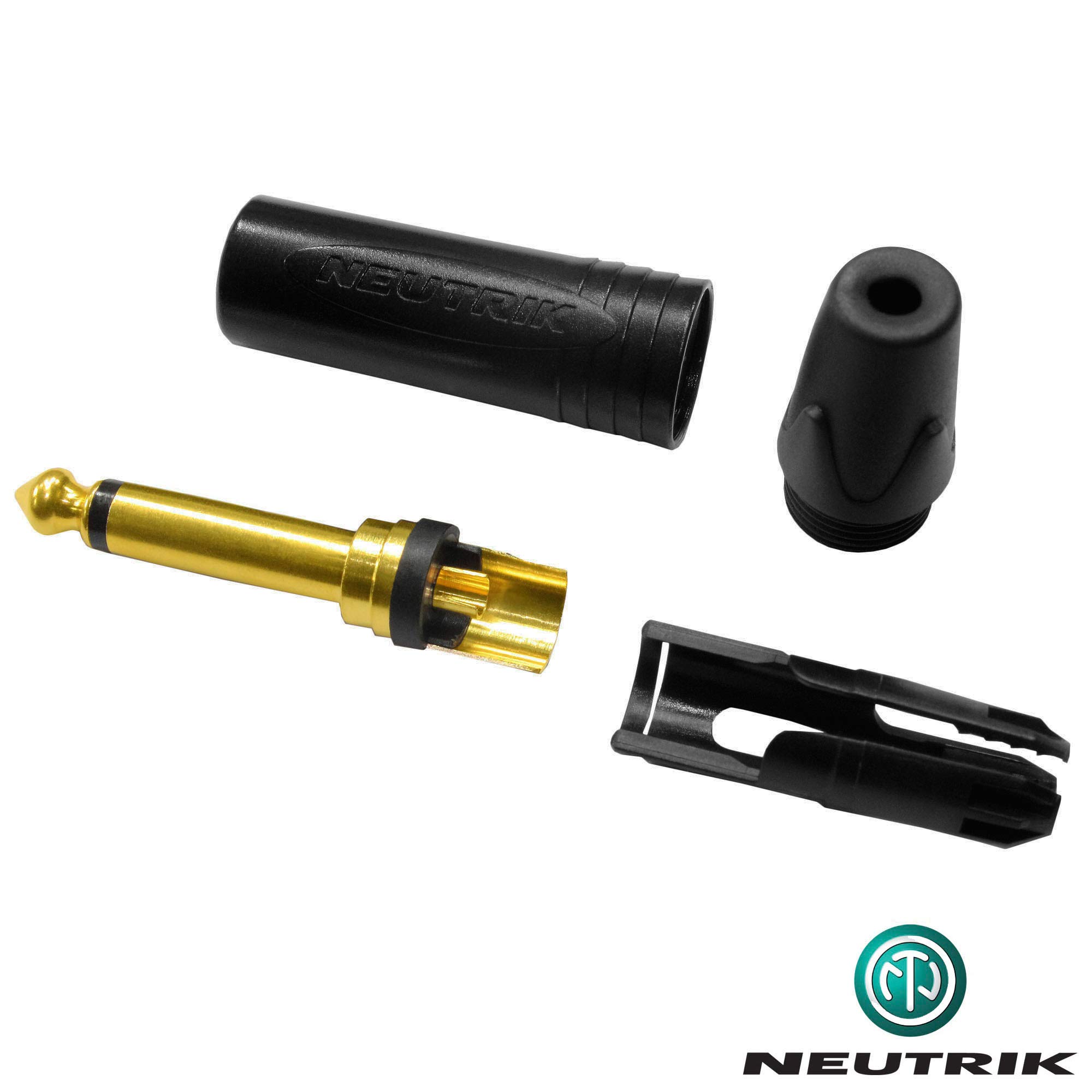 WORLDS BEST CABLES 35 Foot β TS to RCA Cable β Gotham GAC-4/1 (Black) Star-Quad Audio Interconnect Cable & Neutrik NP2X-B & Amphenol ACPL-CBK Gold Plugs - CUSTOM MADE