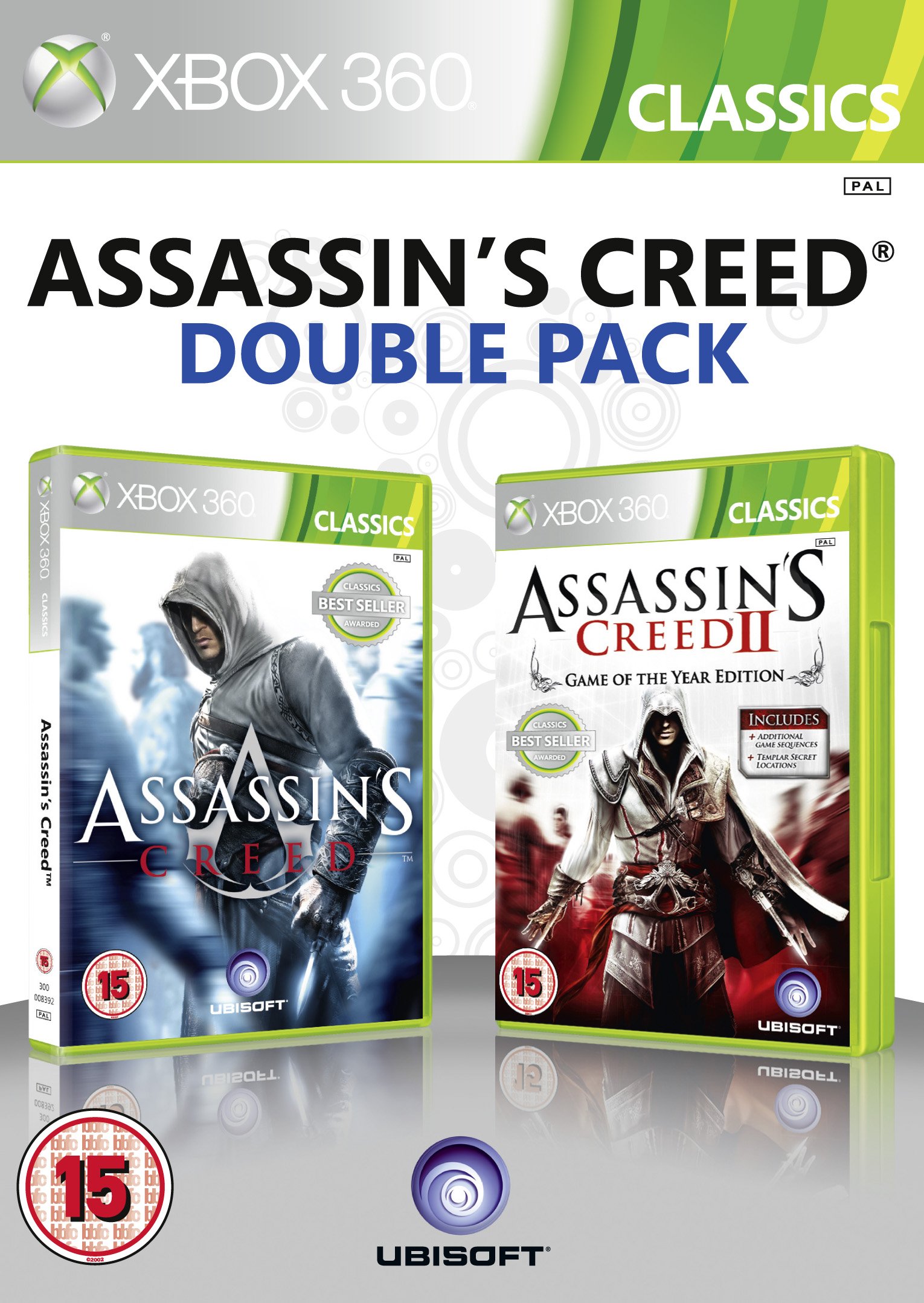 Ubisoft Double Pack - Xbox 360 Assassins Creed 1 and 2