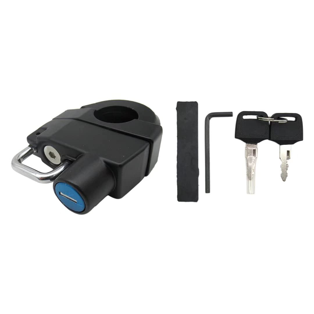 USonline911 Universal Motorcycle Helmet Lock for 25mm Engine Crankcase Crash Bar Motorbike