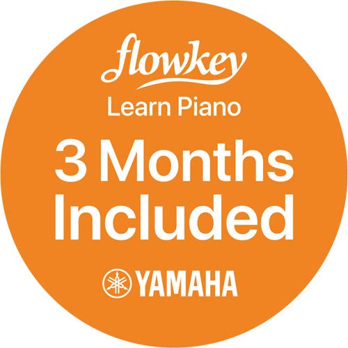 Yamaha PS500 88-key Smart Digital Piano w/Stream Lights Technology, PA500C Power Adapter and FC4A Sustain Pedal, Black