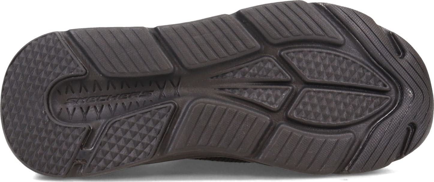 Skechers Men's Max Cushioning Slip-Ins-Athletic Slip-On Running Walking Shoes with Memory Foam Sneaker, Black, 10.5