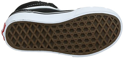 Vans Kids Ward HI Shoes Suede Canvas Black White Size 6
