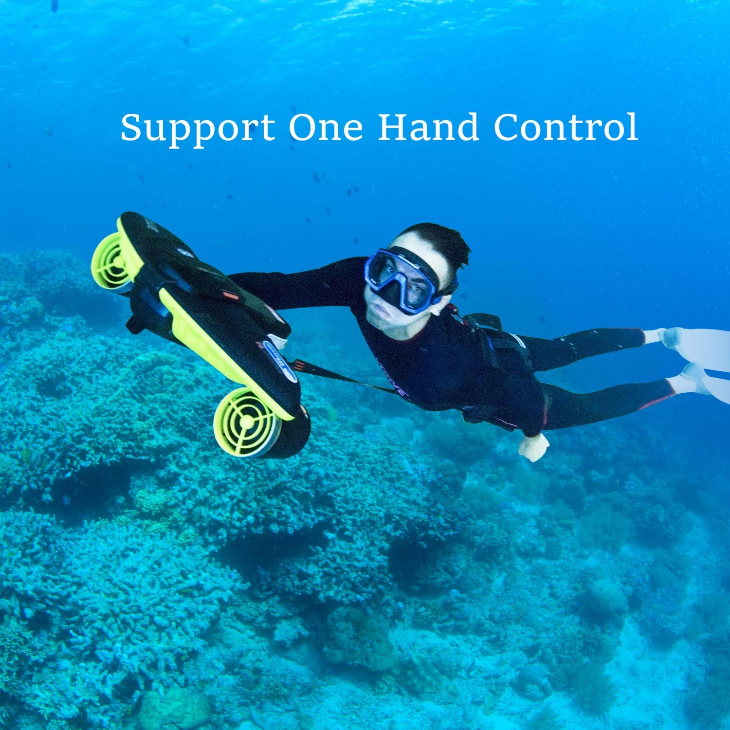 WINDEK SUBLUE Navbow Smart Underwater Scooter with Action Camera Mount OLED Display 40M Waterproof for Water Sports Swimming Pool & Diving & Snorkeling & Sea Adventures