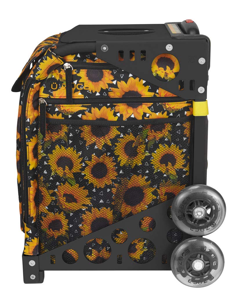 ZUCA Sport Sunflower Power Insert with Black Frame with Flashing Wheels