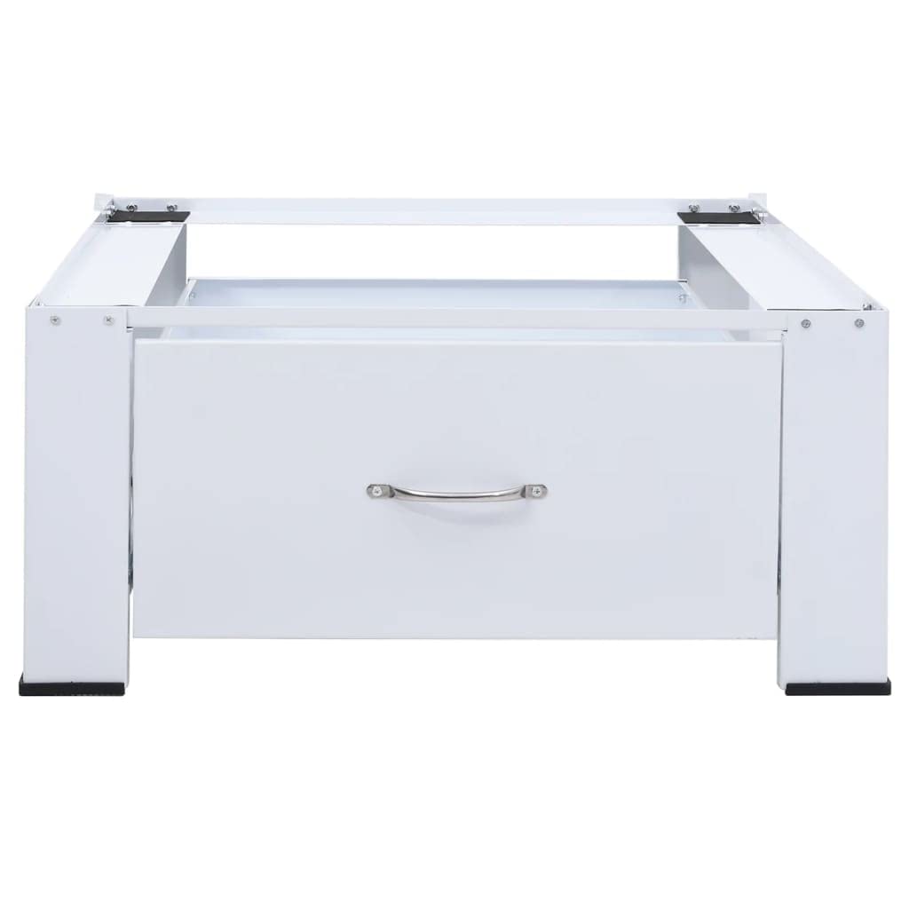 Washing Machine Pedestal Base Stand with Drawer Storage Stacking Kit Shelf Dryer Mini Refrigerator Cabinet Stackable Kit Utility Room,Washing Room With Drawer,Load capacity:220.5 lb,27.2"x27.2"x12.8"