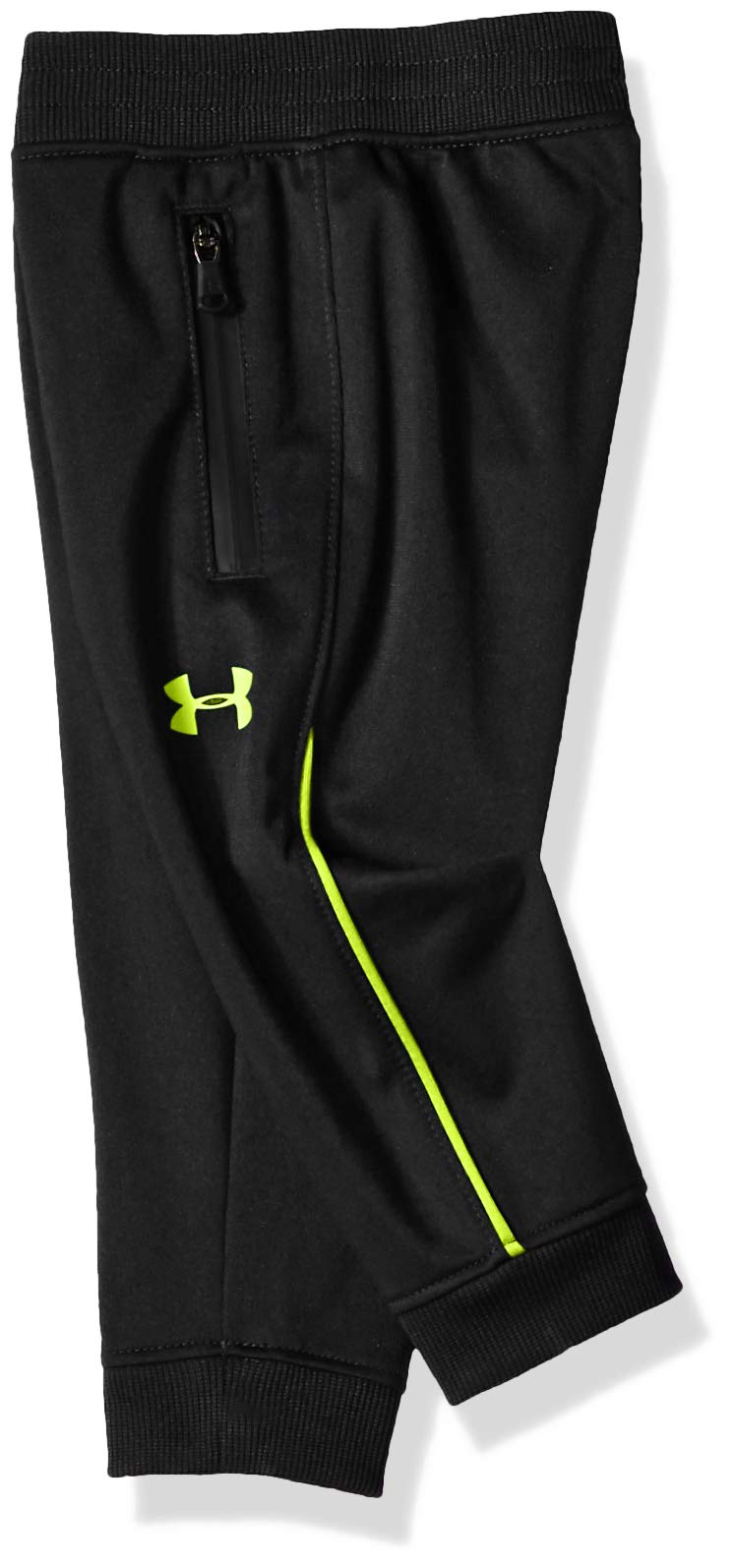Under Armour Boys' Toddler Pennant Tapered Pant, Black, 4T