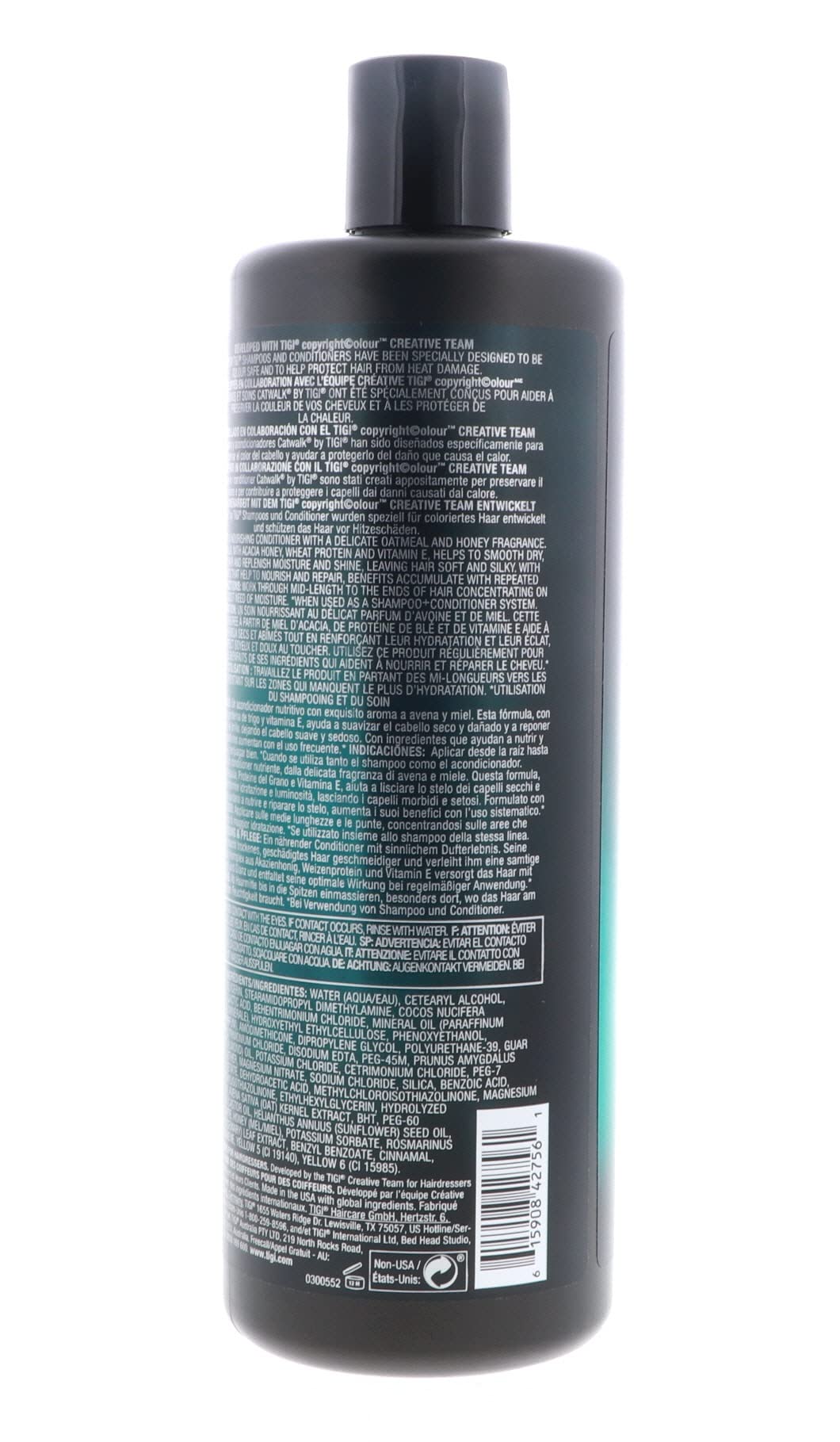 TIGI Catwalk Oatmeal & Honey Treatment Conditioner, 25.36 Fl Oz