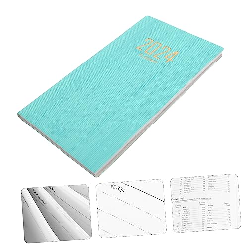 STOBOK 3pcs notebooks for work notepad for work calendar notebook daily planner notebook english agenda planner notebook planner 2024 daily planner 2024 english notebook academic planner