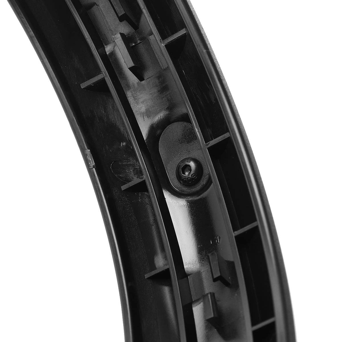 YiZYiF Electric Scooter Rear Fender Short Ducktail Splash Prevention Mudguard Back Wing Bracket for Xiaomi M365/M187/Pro Scooter Accessory Black Ducktail