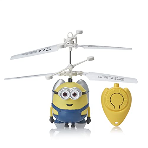 WOW! PODS Minions: Rise Of Gru - Otto Jetpack RC Flying Ball, Interactive Mini Remote Controlled Helicopter Toy for Kids Ages 4+