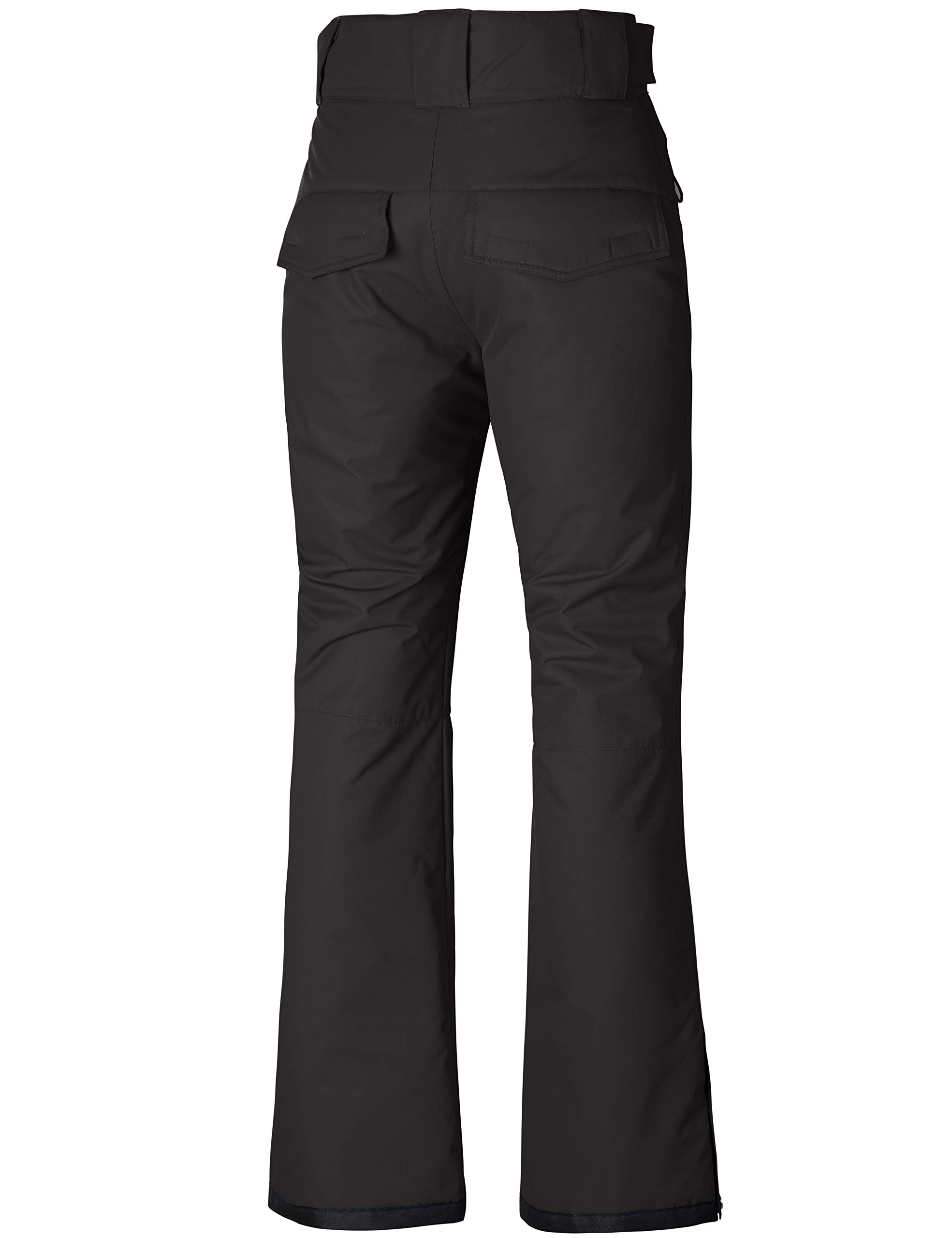 wantdo Women's Waterproof Ski Pants Winter Warm Snowboard Pants Outdoor Snow Pants Black Large