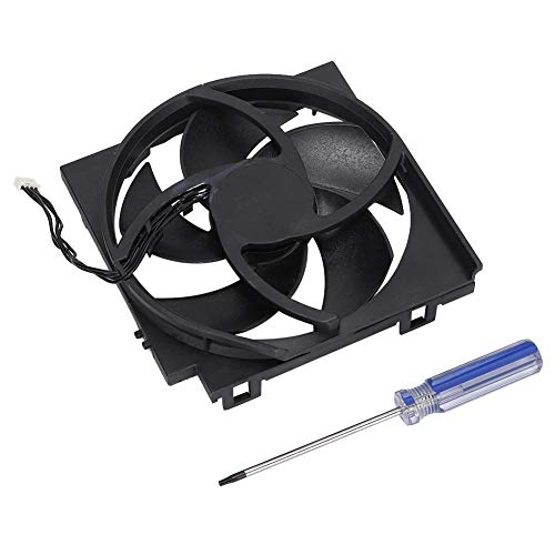 Ymiko Durable ABS Internal Cooling Fan for Xbox ONE S OEM 5 cutters 4 Pin, Comes with Screwdriver