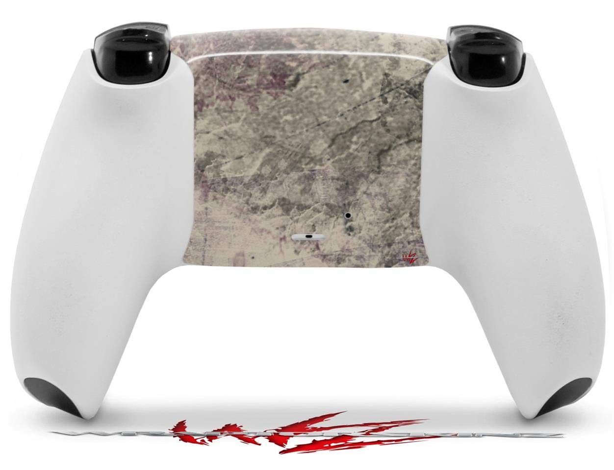 WraptorSkinz Skin Wrap compatible with Sony PS5 DualSense Controller Pastel Abstract Gray and Purple (CONTROLLER NOT INCLUDED)