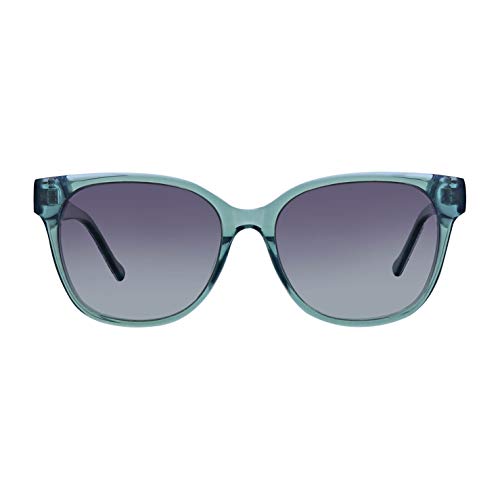 Vera Bradley Women's Sherry Polarized Oval Sunglasses, Paisley Wave, 55